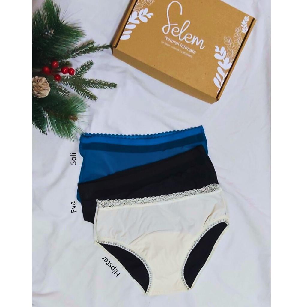 Pack: 1 Soli flujo medio, Pack: 1 Eva extra absorbente, 1 Hipster Alheli – Selem