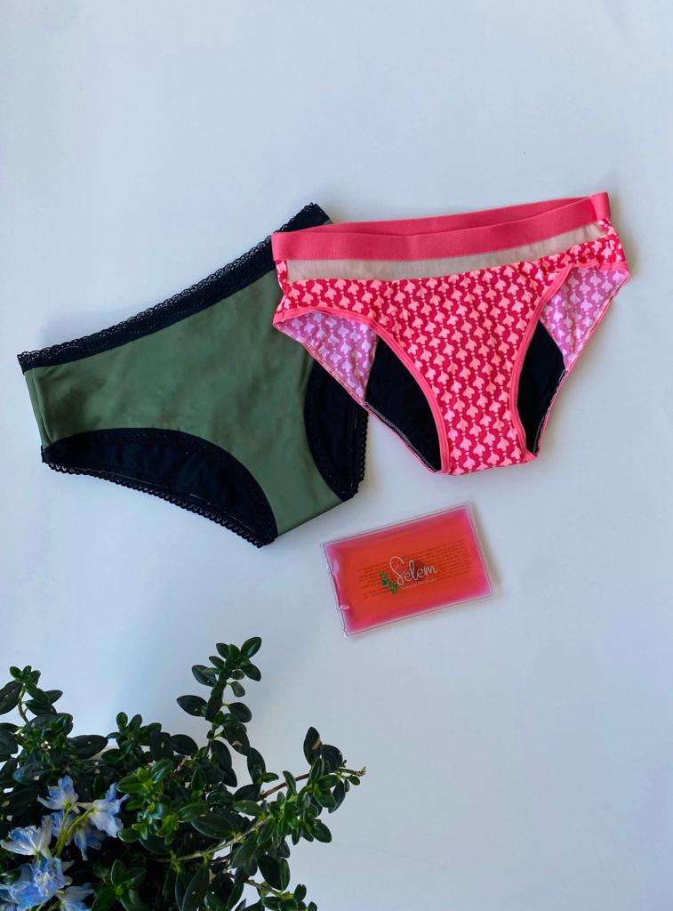 Pack: 1 EVA Extra absorbente, 1 Hipster, 1 Rose Bag – Selem