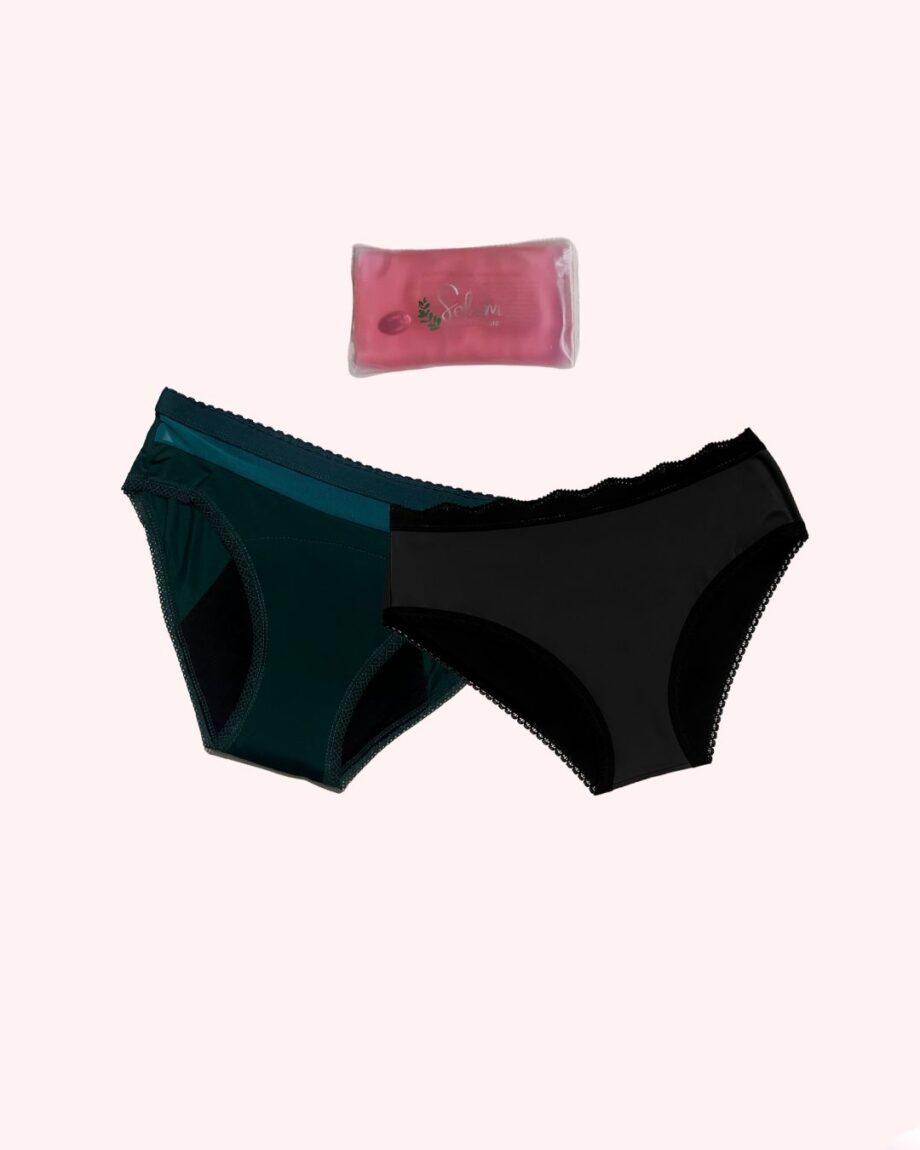 Pack Alivio: 1 EVA Extra absorbente, 1 Hipster, 1 Rose Bag – Selem